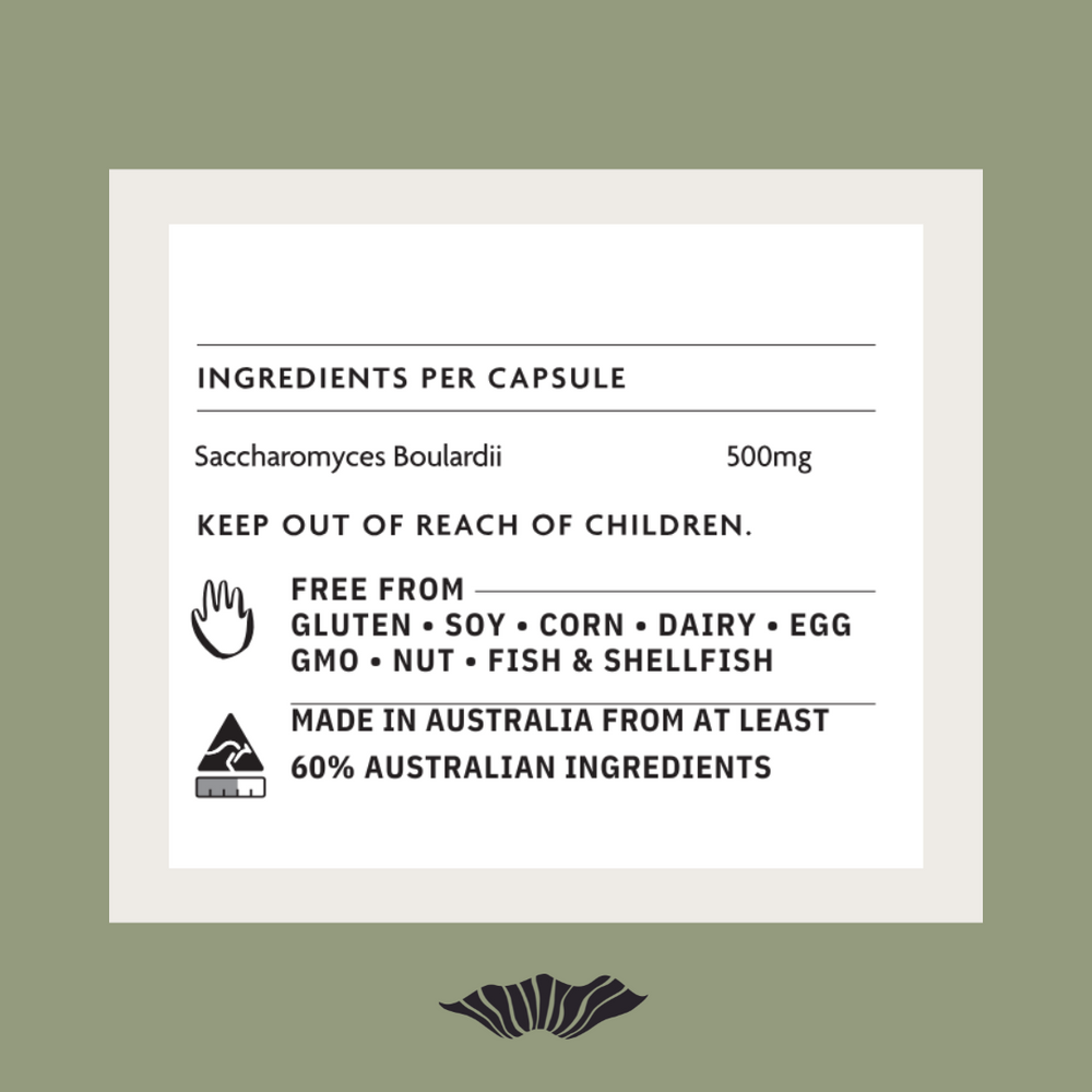 SB 500 | Saccharomyces Boulardii Probiotic for Gut Health